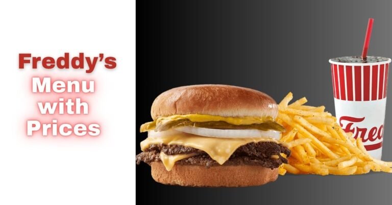 Freddy's Menu with Prices Burgers Salads Seasonal Specials